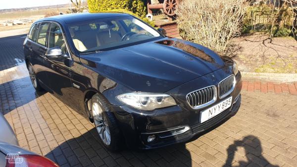 Black BMW 530 2015 in Vilnius, with an engine capacity of 3.00 L and mileage of 200 thousand km for 8100 €, photo 1 on AUTOMOTO.COM.LV
