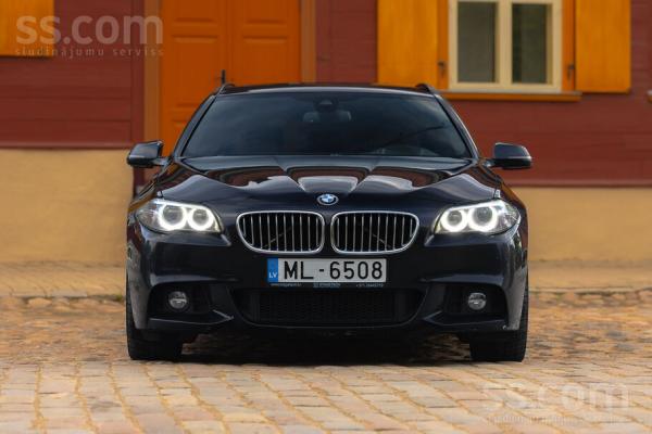 Black BMW 530 2015 in Jelgava, with an engine capacity of 3.00 L and mileage of 361 thousand km for 13450 €, photo 1 on AUTOMOTO.COM.LV