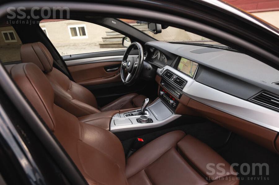 Melns BMW 530 2015 Jelgava, ar dzinēja tilpumu 3.00 L un nobraukumu 361 tūkst. km par 13450 €, foto 9 vietnē AUTOMOTO.COM.LV