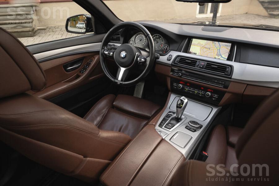 Melns BMW 530 2015 Jelgava, ar dzinēja tilpumu 3.00 L un nobraukumu 361 tūkst. km par 13450 €, foto 13 vietnē AUTOMOTO.COM.LV