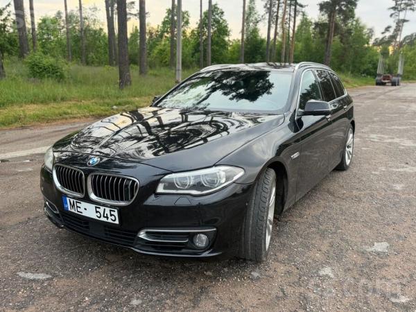 Черный БМВ 530 2015 в Рига, объемом двигателя 3.00 л и пробегом 336 тыс. км за 12499 €, фото 1 на AUTOMOTO.COM.LV