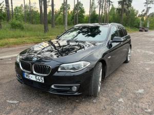 Black BMW 530 2015 in Riga, with an engine capacity of 3.00 L and mileage of 336 thousand km for 12499 €, photo  on AUTOMOTO.COM.LV