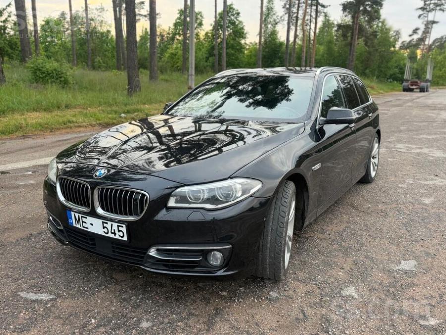 Черный БМВ 530 2015 в Рига, объемом двигателя 3.00 л и пробегом 336 тыс. км за 12499 €, фото 1 на AUTOMOTO.COM.LV