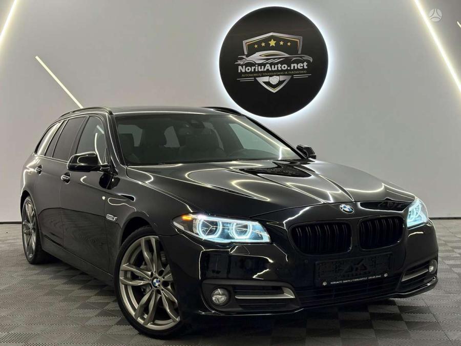 Black BMW 530 2015 in Marijampole, with an engine capacity of 2.99 L and mileage of 250 thousand km for 13650 €, photo 1 on AUTOMOTO.COM.LV