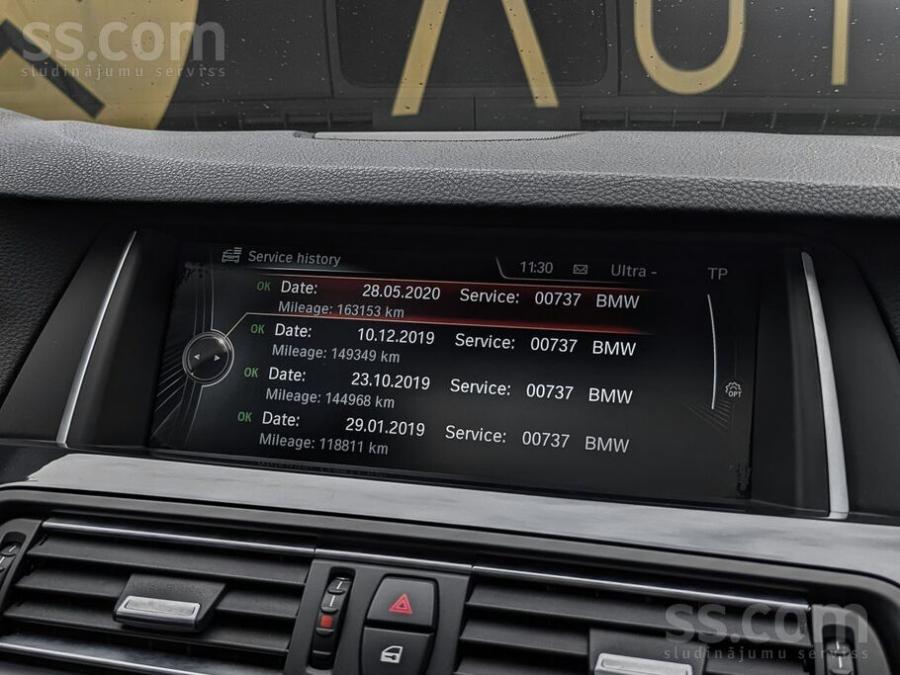 Melns BMW 530 2015 Tukums, ar dzinēja tilpumu 3.00 L un nobraukumu 284 tūkst. km par 11990 €, foto 14 vietnē AUTOMOTO.COM.LV