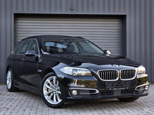 Black BMW 530 2015 in Kaunas, with an engine capacity of 3.00 L and mileage of 279 thousand km for 11950 €, photo 9 on AUTOMOTO.COM.LV