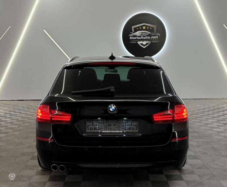 Black BMW 530 2015 in Marijampole, with an engine capacity of 2.99 L and mileage of 308 thousand km for 10950 €, photo 5 on AUTOMOTO.COM.LV