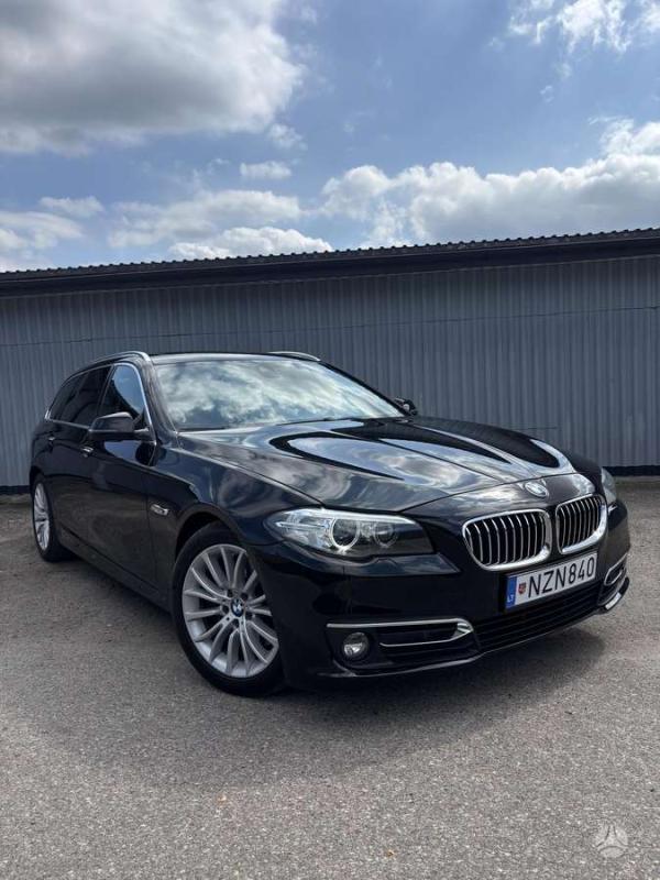 Black BMW 530 2015 in Jonava, with an engine capacity of 2.99 L and mileage of 223 thousand km for 11950 €, photo 1 on AUTOMOTO.COM.LV