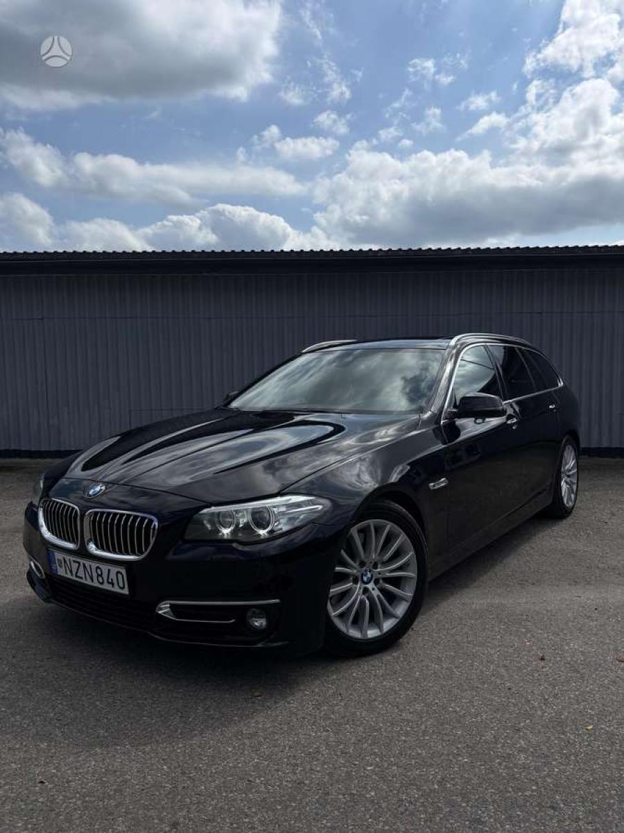 Black BMW 530 2015 in Jonava, with an engine capacity of 2.99 L and mileage of 223 thousand km for 11950 €, photo 3 on AUTOMOTO.COM.LV