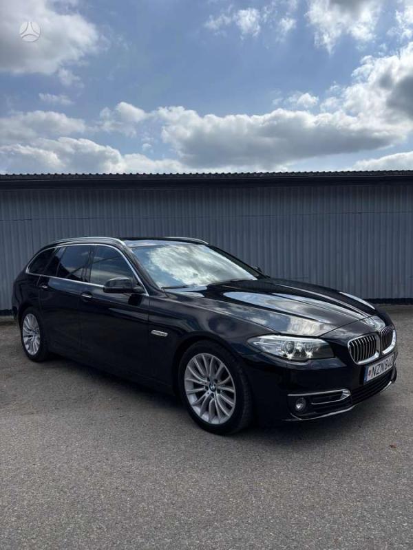 Black BMW 530 2015 in Jonava, with an engine capacity of 2.99 L and mileage of 223 thousand km for 11950 €, photo 3 on AUTOMOTO.COM.LV