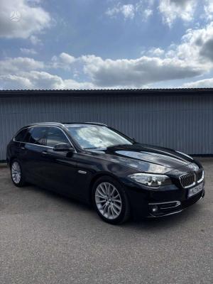 Black BMW 530 2015 in Jonava, with an engine capacity of 2.99 L and mileage of 223 thousand km for 11950 €, photo 4 on AUTOMOTO.COM.LV