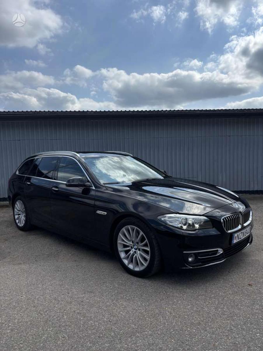 Black BMW 530 2015 in Jonava, with an engine capacity of 2.99 L and mileage of 223 thousand km for 11950 €, photo 4 on AUTOMOTO.COM.LV
