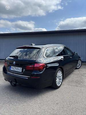 Black BMW 530 2015 in Jonava, with an engine capacity of 2.99 L and mileage of 223 thousand km for 11950 €, photo 9 on AUTOMOTO.COM.LV