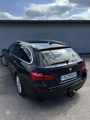 Black BMW 530 2015 in Jonava, with an engine capacity of 2.99 L and mileage of 223 thousand km for 11950 €, photo 12 on AUTOMOTO.COM.LV
