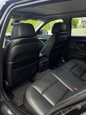 Black BMW 530 2015 in Jonava, with an engine capacity of 2.99 L and mileage of 223 thousand km for 11950 €, photo 20 on AUTOMOTO.COM.LV