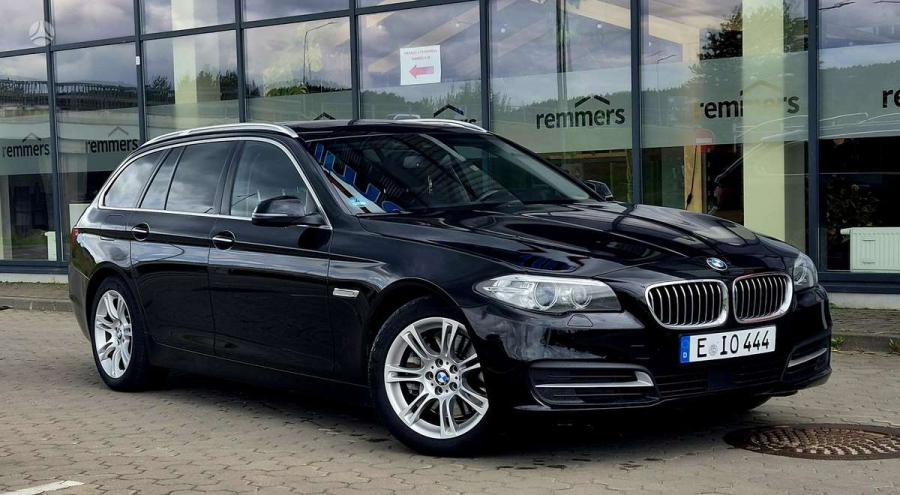 Black BMW 530 2015 in Vilnius, with an engine capacity of 2.99 L and mileage of 293 thousand km for 11200 €, photo 1 on AUTOMOTO.COM.LV