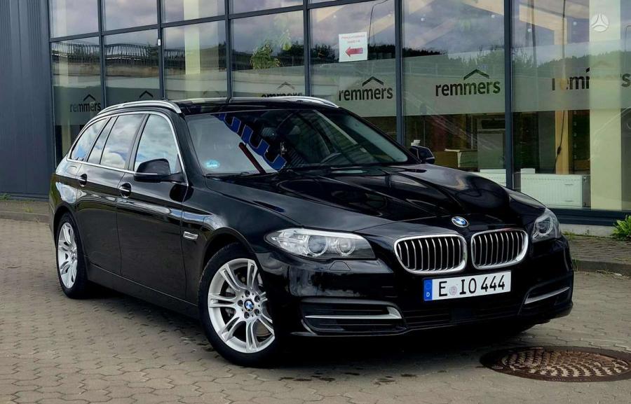 Black BMW 530 2015 in Vilnius, with an engine capacity of 2.99 L and mileage of 293 thousand km for 11200 €, photo 4 on AUTOMOTO.COM.LV