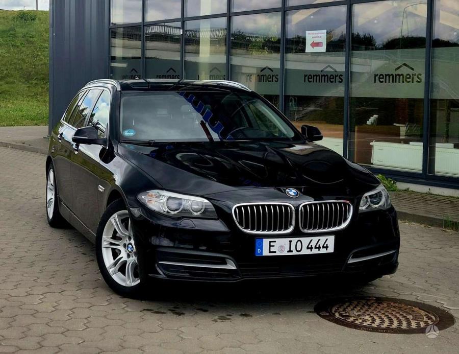 Black BMW 530 2015 in Vilnius, with an engine capacity of 2.99 L and mileage of 293 thousand km for 11200 €, photo 8 on AUTOMOTO.COM.LV
