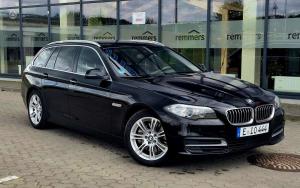 Black BMW 530 2015 in Vilnius, with an engine capacity of 2.99 L and mileage of 293 thousand km for 11200 €, photo 10 on AUTOMOTO.COM.LV