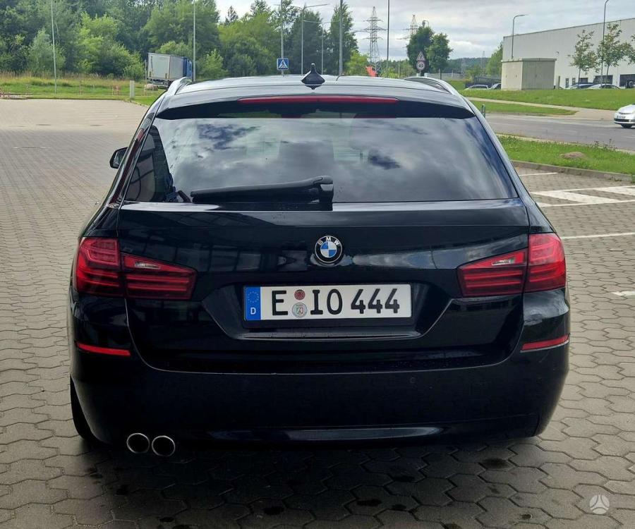 Black BMW 530 2015 in Vilnius, with an engine capacity of 2.99 L and mileage of 293 thousand km for 11200 €, photo 14 on AUTOMOTO.COM.LV