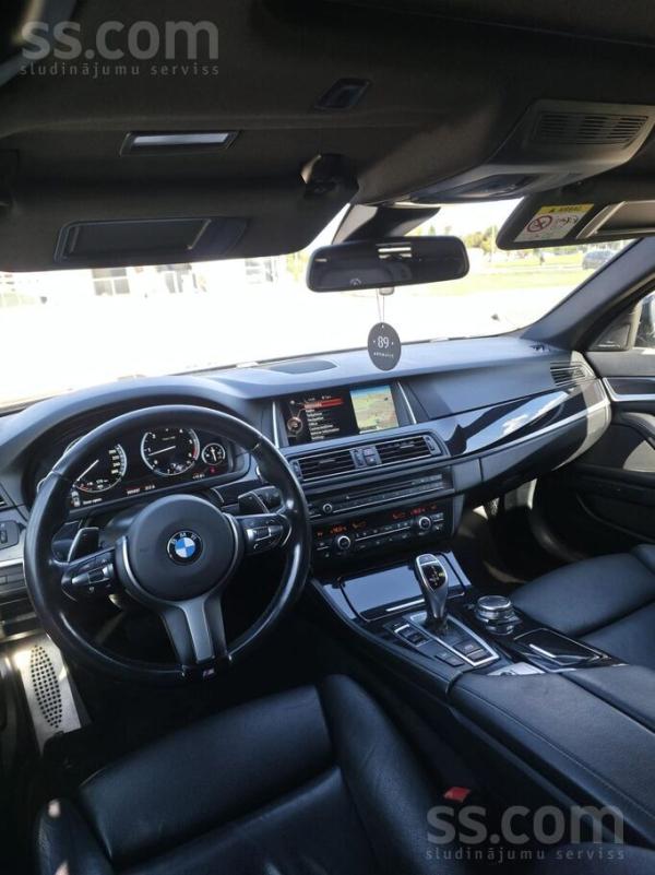 Black BMW 530 2015 in Valmiera, with an engine capacity of 3.00 L and mileage of 395 thousand km for 13200 €, photo 11 on AUTOMOTO.COM.LV
