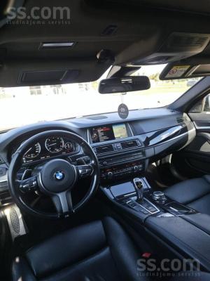 Black BMW 530 2015 in Valmiera, with an engine capacity of 3.00 L and mileage of 395 thousand km for 13200 €, photo 11 on AUTOMOTO.COM.LV