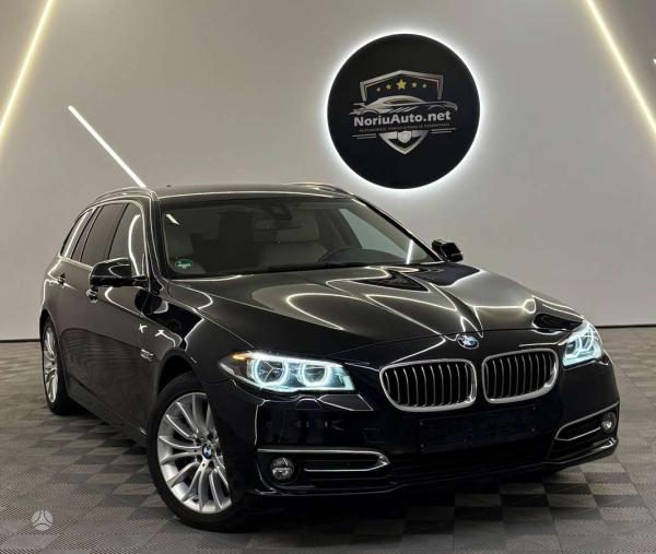 Black BMW 530 2015 in Marijampole, with an engine capacity of 2.99 L and mileage of 213 thousand km for 11850 €, photo 1 on AUTOMOTO.COM.LV