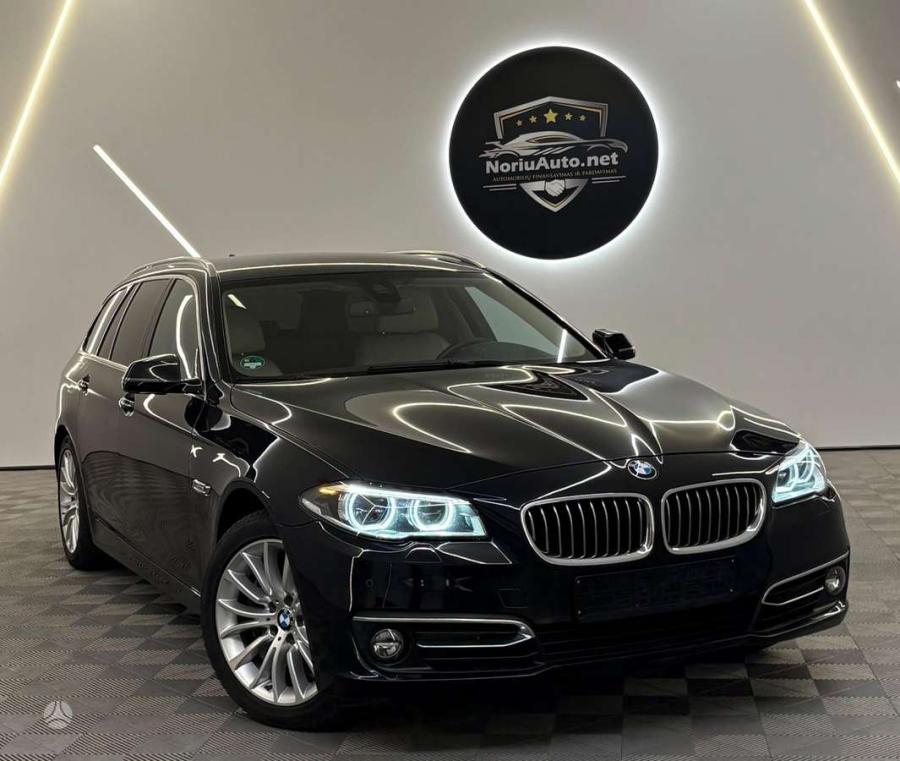 Black BMW 530 2015 in Marijampole, with an engine capacity of 2.99 L and mileage of 213 thousand km for 11850 €, photo 1 on AUTOMOTO.COM.LV
