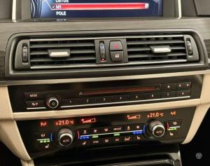 Black BMW 530 2015 in Marijampole, with an engine capacity of 2.99 L and mileage of 213 thousand km for 11850 €, photo 12 on AUTOMOTO.COM.LV