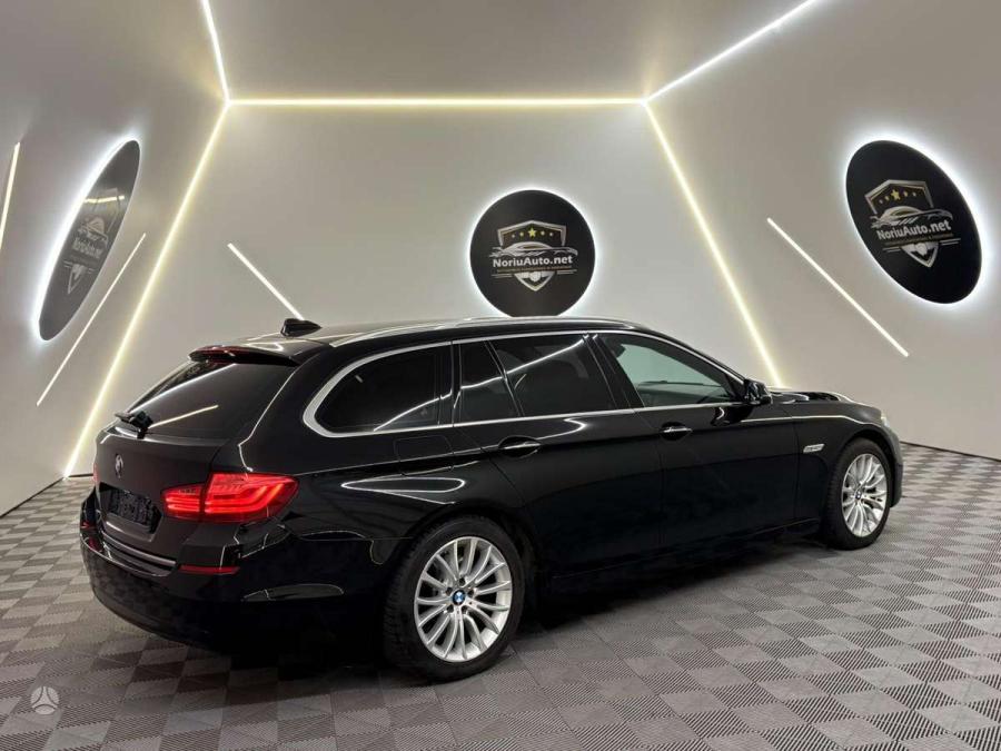 Black BMW 530 2015 in Marijampole, with an engine capacity of 2.99 L and mileage of 213 thousand km for 11850 €, photo 14 on AUTOMOTO.COM.LV