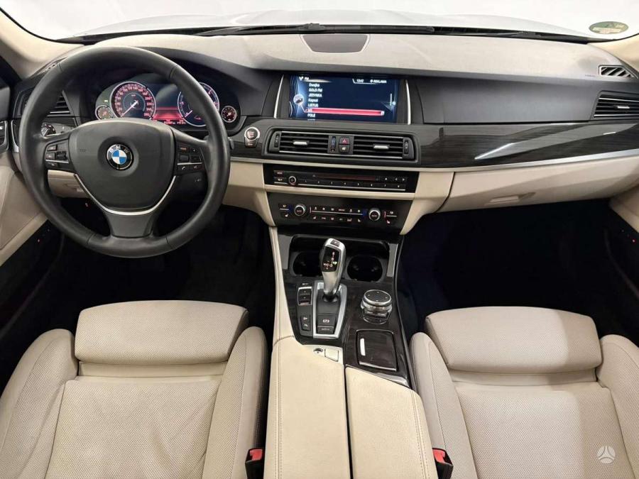 Black BMW 530 2015 in Marijampole, with an engine capacity of 2.99 L and mileage of 213 thousand km for 11850 €, photo 23 on AUTOMOTO.COM.LV