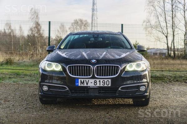 Black BMW 530 2016 in Riga, with an engine capacity of 3.00 L and mileage of 355 thousand km for 11990 €, photo 2 on AUTOMOTO.COM.LV