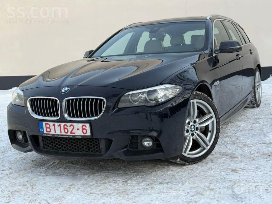 Black BMW 530 2016 in Riga, with an engine capacity of 3.00 L and mileage of 274 thousand km for 13850 €, photo 1 on AUTOMOTO.COM.LV
