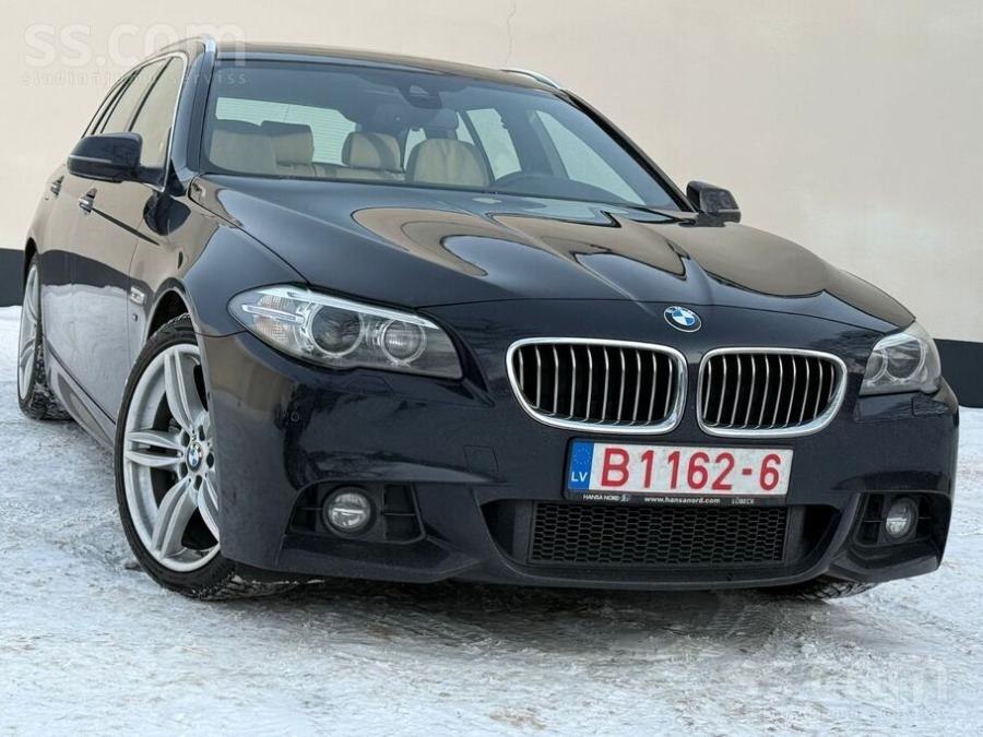 Black BMW 530 2016 in Riga, with an engine capacity of 3.00 L and mileage of 274 thousand km for 13850 €, photo 2 on AUTOMOTO.COM.LV