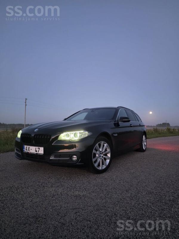 Black BMW 530 2016 in Riga, with an engine capacity of 3.00 L and mileage of 257 thousand km for 13500 €, photo 1 on AUTOMOTO.COM.LV