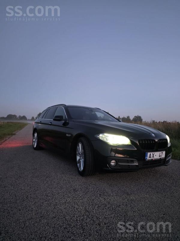 Black BMW 530 2016 in Riga, with an engine capacity of 3.00 L and mileage of 257 thousand km for 13500 €, photo 3 on AUTOMOTO.COM.LV