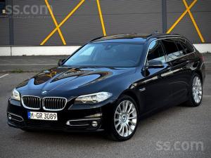 Black BMW 530 2016 in Riga, with an engine capacity of 3.00 L and mileage of 0 thousand km for 11900 €, photo 4 on AUTOMOTO.COM.LV