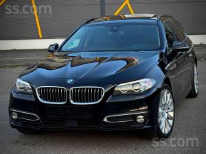Black BMW 530 2016 in Riga, with an engine capacity of 3.00 L and mileage of 0 thousand km for 11900 €, photo 5 on AUTOMOTO.COM.LV