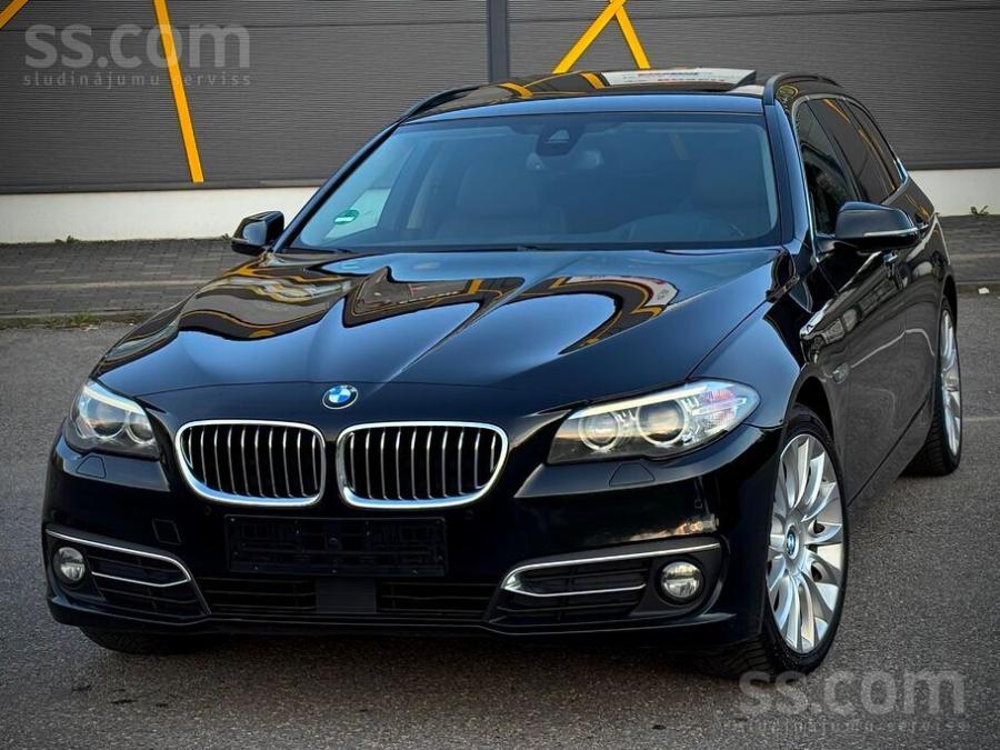 Black BMW 530 2016 in Riga, with an engine capacity of 3.00 L and mileage of 0 thousand km for 11900 €, photo 5 on AUTOMOTO.COM.LV