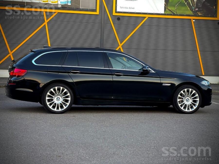 Black BMW 530 2016 in Riga, with an engine capacity of 3.00 L and mileage of 0 thousand km for 11900 €, photo 6 on AUTOMOTO.COM.LV