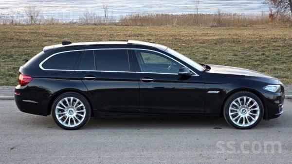 Black BMW 530 2016 in Balvi, with an engine capacity of 3.00 L and mileage of 0 thousand km for 14550 €, photo 4 on AUTOMOTO.COM.LV