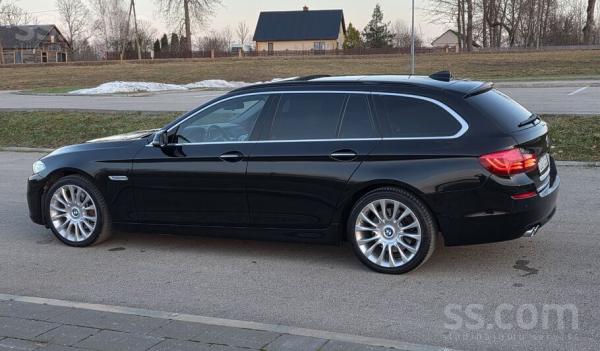 Black BMW 530 2016 in Balvi, with an engine capacity of 3.00 L and mileage of 0 thousand km for 14550 €, photo 6 on AUTOMOTO.COM.LV