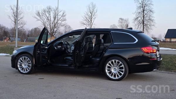 Black BMW 530 2016 in Balvi, with an engine capacity of 3.00 L and mileage of 0 thousand km for 14550 €, photo 9 on AUTOMOTO.COM.LV