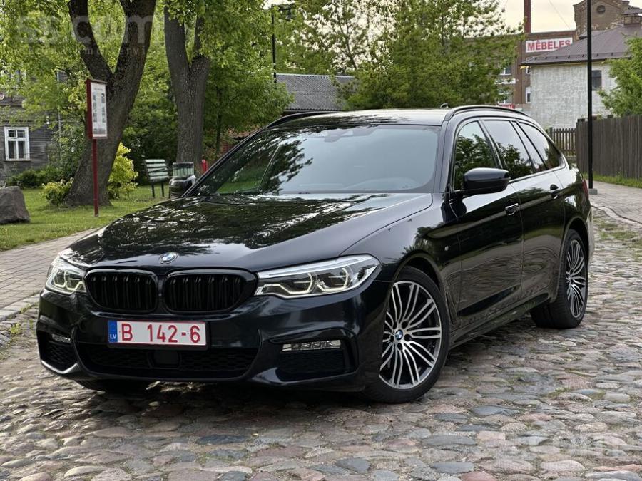 Black BMW 530 2017 in Jelgava, with an engine capacity of 3.00 L and mileage of 290 thousand km for 21350 €, photo 1 on AUTOMOTO.COM.LV