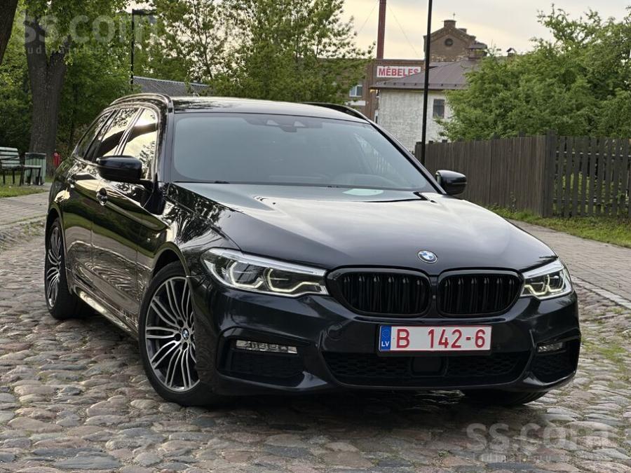 Black BMW 530 2017 in Jelgava, with an engine capacity of 3.00 L and mileage of 290 thousand km for 21350 €, photo 3 on AUTOMOTO.COM.LV