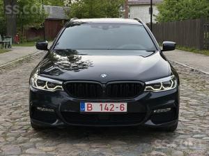Black BMW 530 2017 in Jelgava, with an engine capacity of 3.00 L and mileage of 290 thousand km for 21350 €, photo 5 on AUTOMOTO.COM.LV