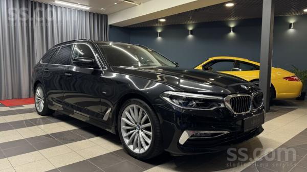 Black BMW 530 2017 in Riga, with an engine capacity of 3.00 L and mileage of 140 thousand km for 20990 €, photo 3 on AUTOMOTO.COM.LV