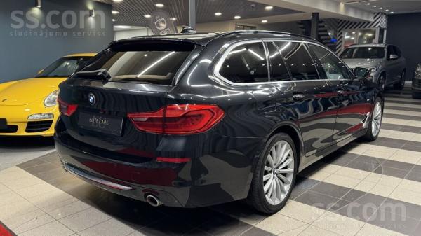 Black BMW 530 2017 in Riga, with an engine capacity of 3.00 L and mileage of 140 thousand km for 20990 €, photo 5 on AUTOMOTO.COM.LV