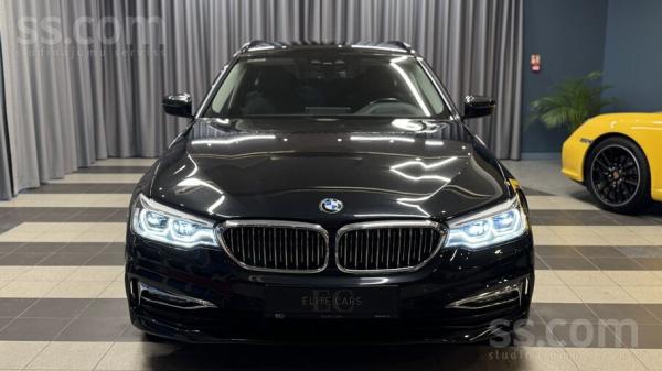 Black BMW 530 2017 in Riga, with an engine capacity of 3.00 L and mileage of 140 thousand km for 20990 €, photo 9 on AUTOMOTO.COM.LV