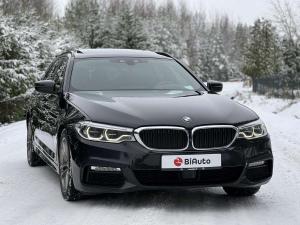 Black BMW 530 2017 in Utena, with an engine capacity of 2.99 L and mileage of 265 thousand km for 20950 €, photo 3 on AUTOMOTO.COM.LV
